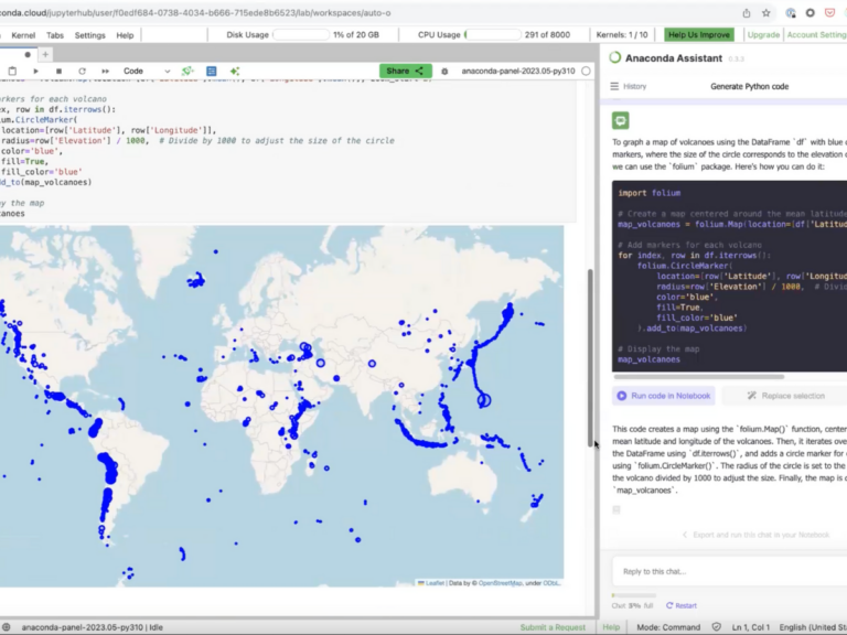 Generative AI in Cloud Notebooks: Anaconda Assistant | Anaconda