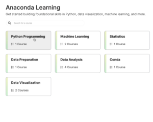 Anaconda Learning: Turbocharge your Python Journey in Anaconda ...