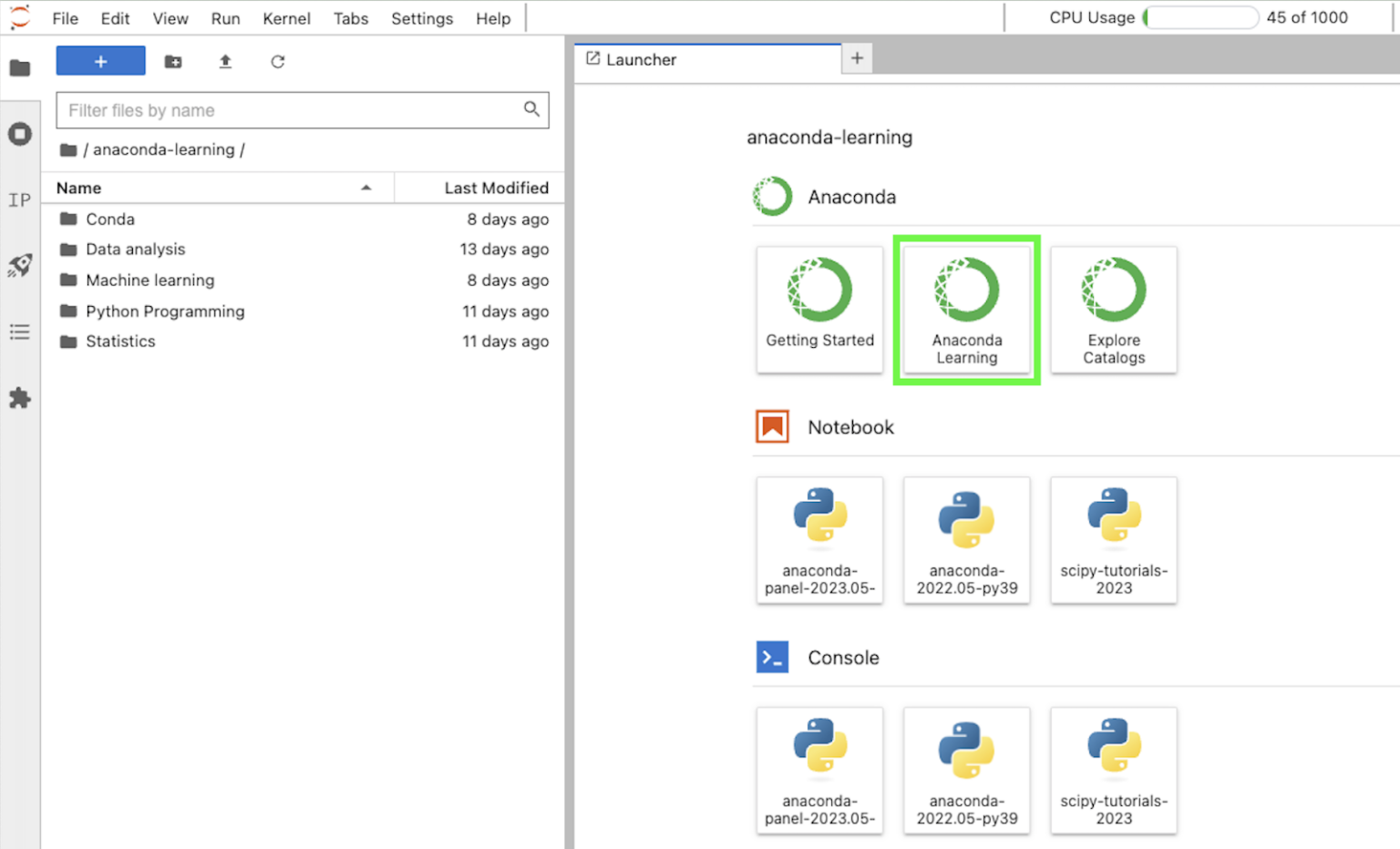 Anaconda Learning: Turbocharge your Python Journey in Anaconda ...