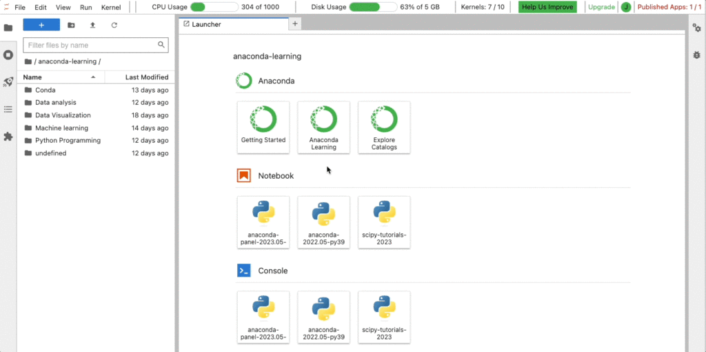 Anaconda Learning: Turbocharge your Python Journey in Anaconda ...