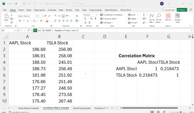 Python in Excel for Finance | Anaconda