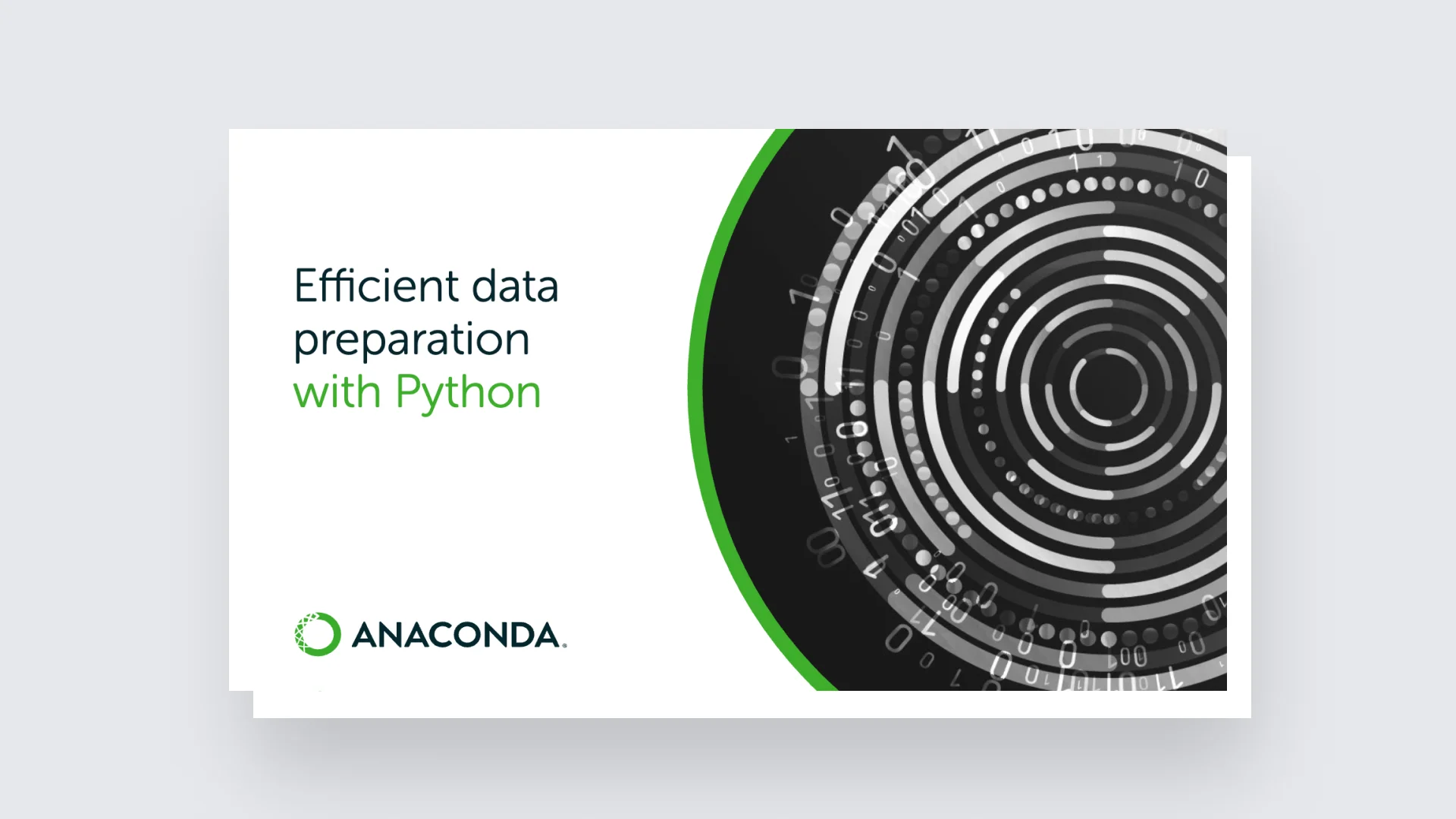 Efficient Data Preparation with Python | Anaconda