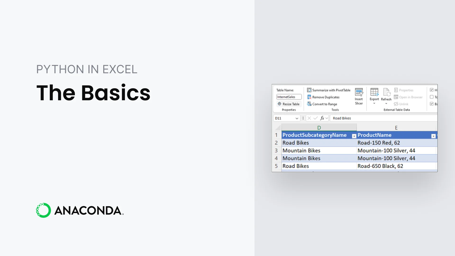 Python for Excel Analysts: The Basics | Anaconda